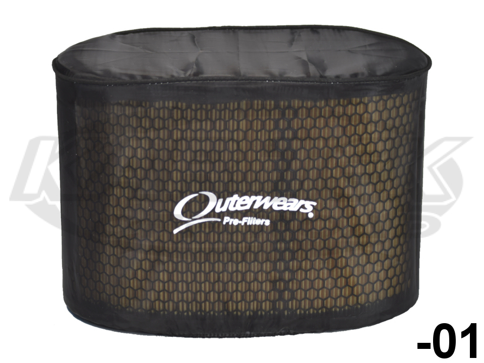 Outerwears Weber Or Dellorto Style Straight Oval Pre-Filter Cover 5-1/2 ...