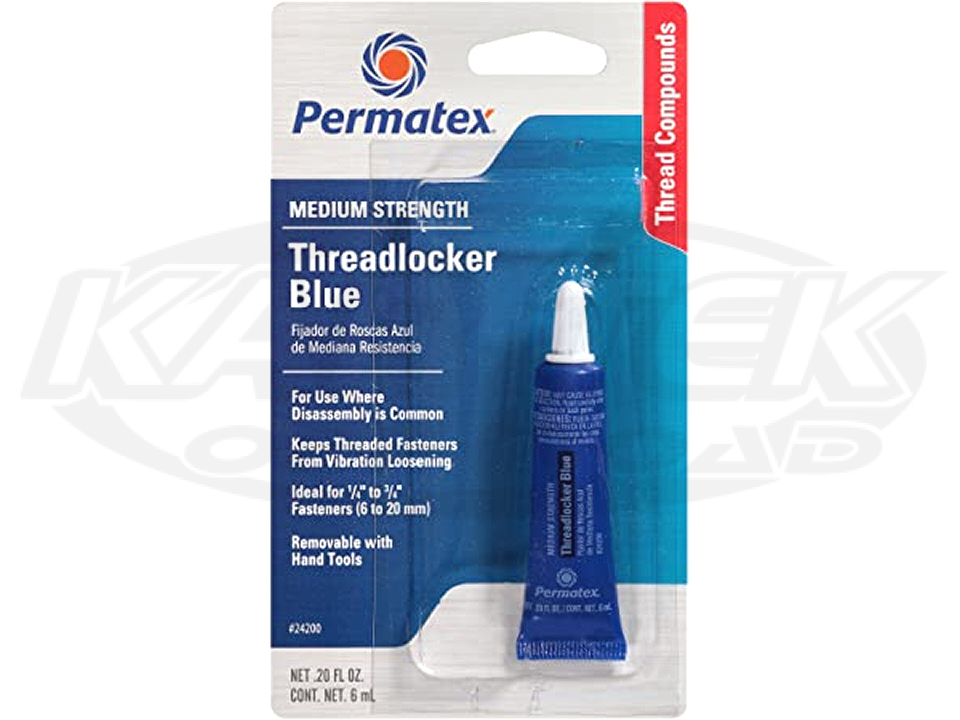 Permatex 24200 Blue Medium Strength Nut And Bolt Threadlocker 6 mL ...