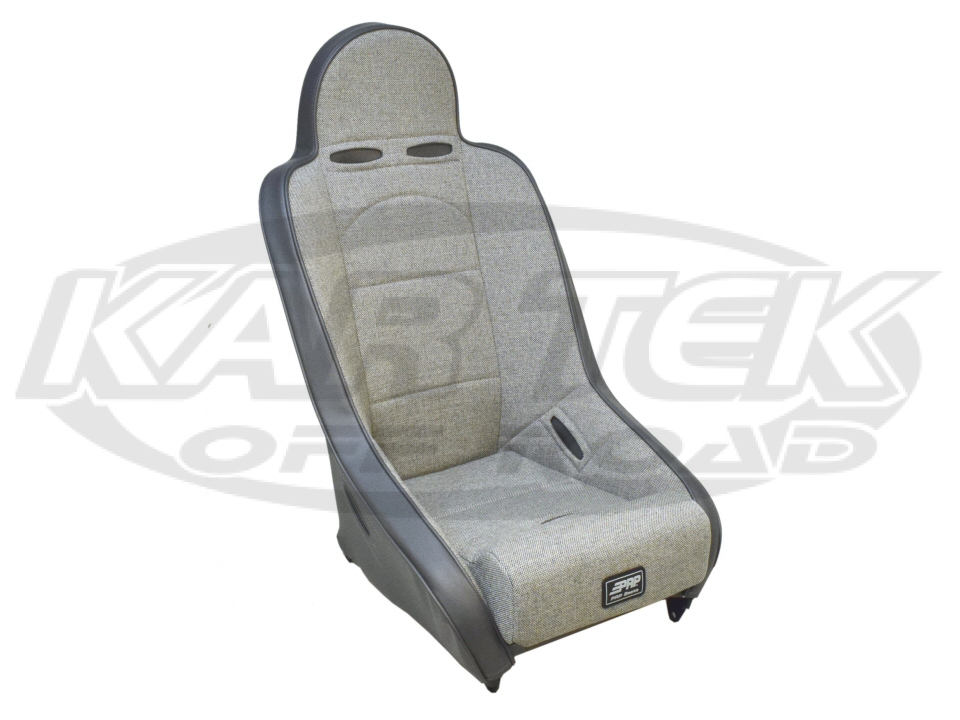 PRP Competition Pro Grey Tweed Seat 2 Inch Extra Wide Tab Mount With ...