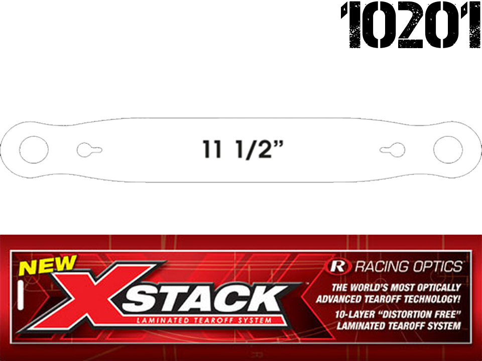 Racing Optics 10201C XStack Clear Tearoffs For Simpson Voyager And Side ...