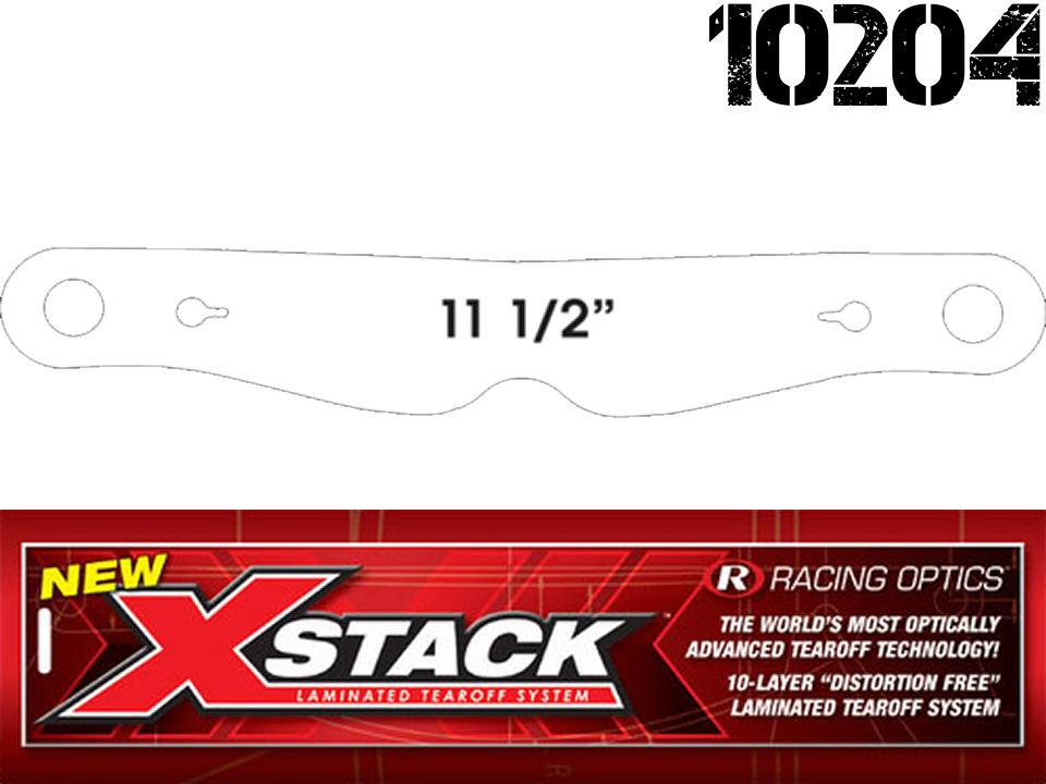 Racing Optics 10204C XStack Clear Tearoffs For Simpson RX, Super Bandit ...