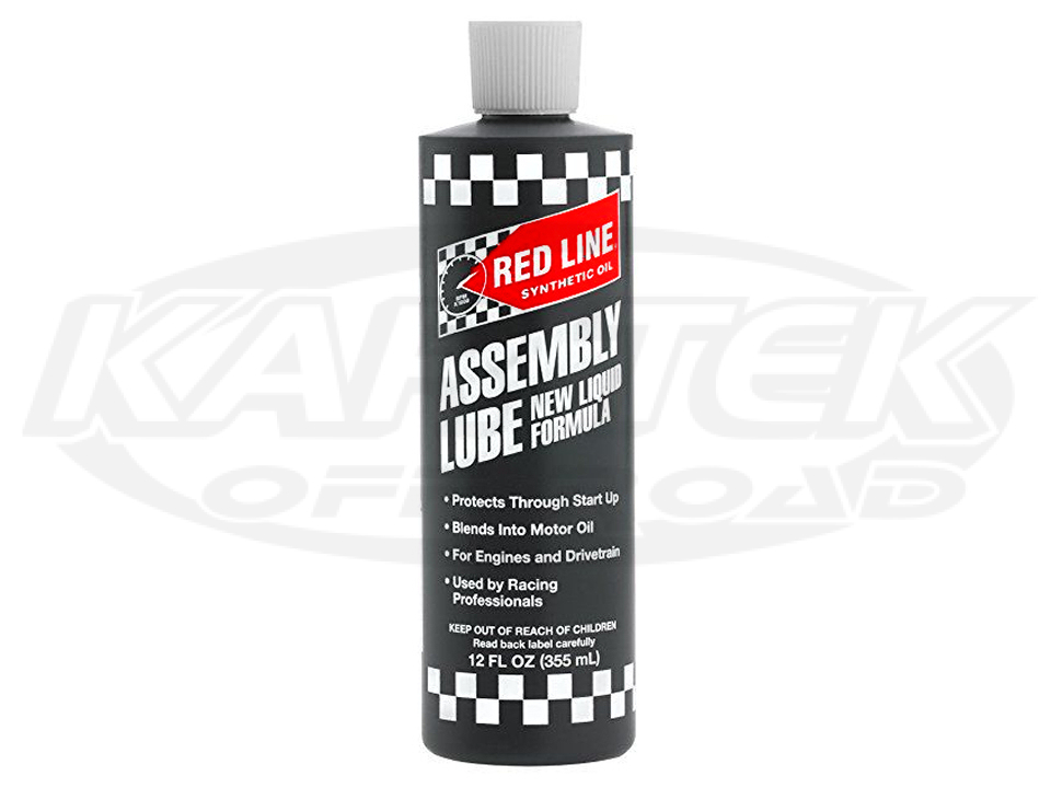 Red Line Racing Oils 12oz Bottle Of Liquid Engine Assembly Lube ...
