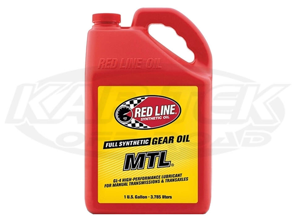Red Line Racing Oils 75W80 MTL GL-4 Full Synthetic Transmission Gear ...
