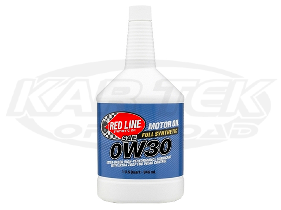 Red Line Racing Oils Full Synthetic 0W30 High Performance Engine Oil 1 ...