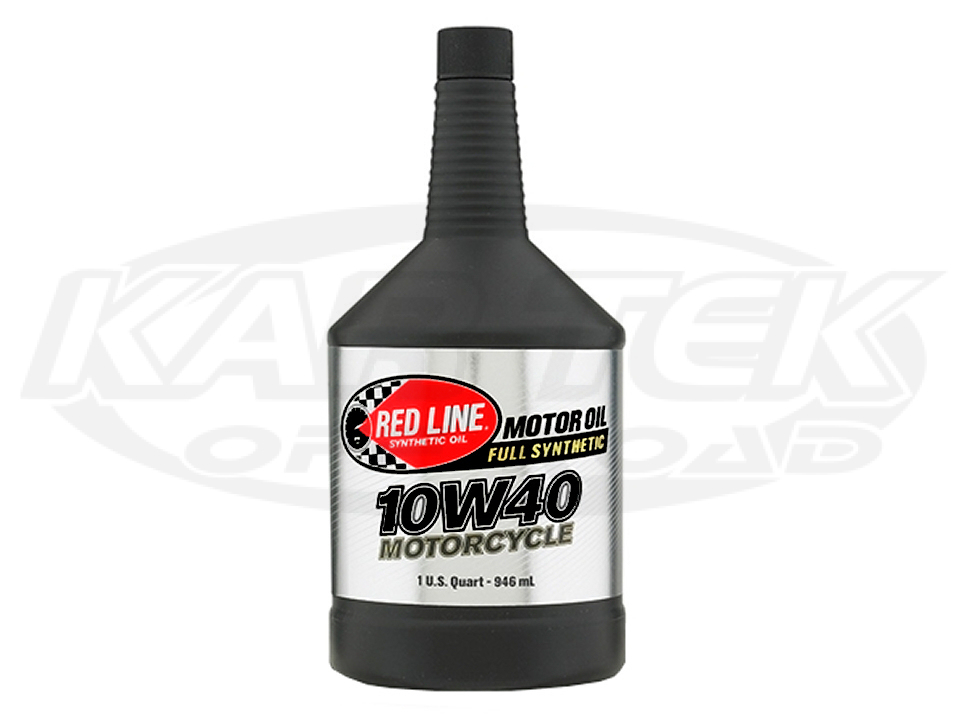 Red Line Racing Oils Full Synthetic 10W40 High Performance Motorcycle ...