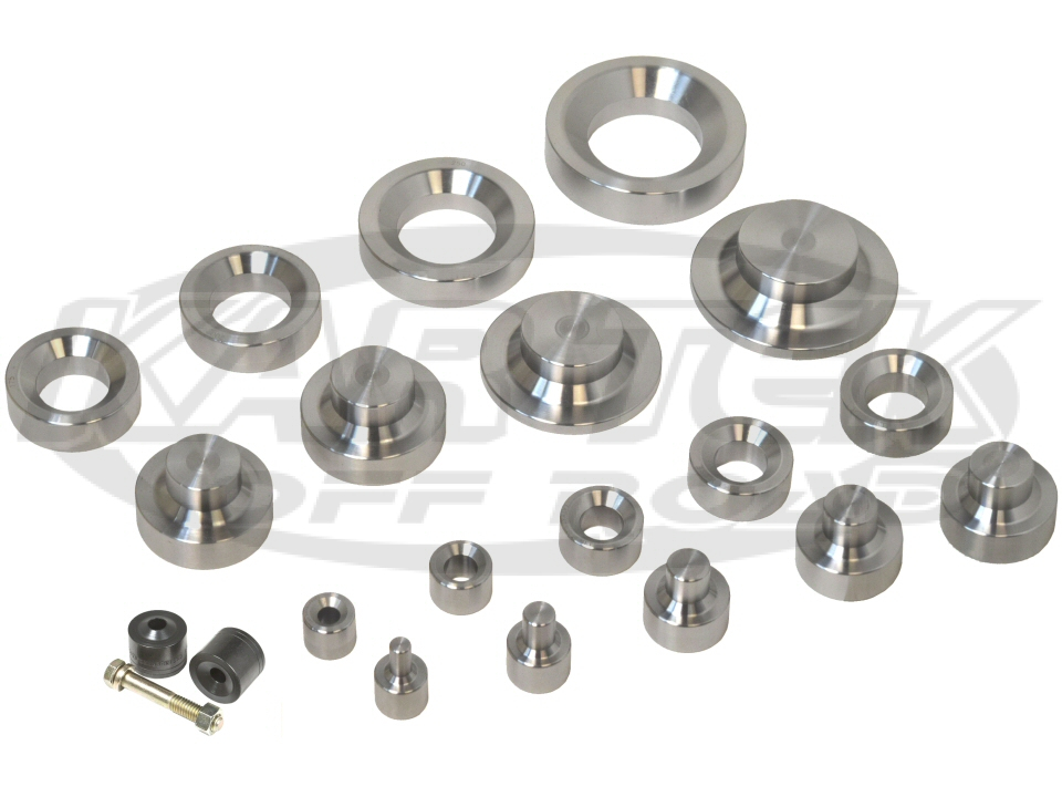 10 Piece Complete Dimple Die Set For 0.50 - 0.75 - 1.00 - 1.25 - 1.50 ...