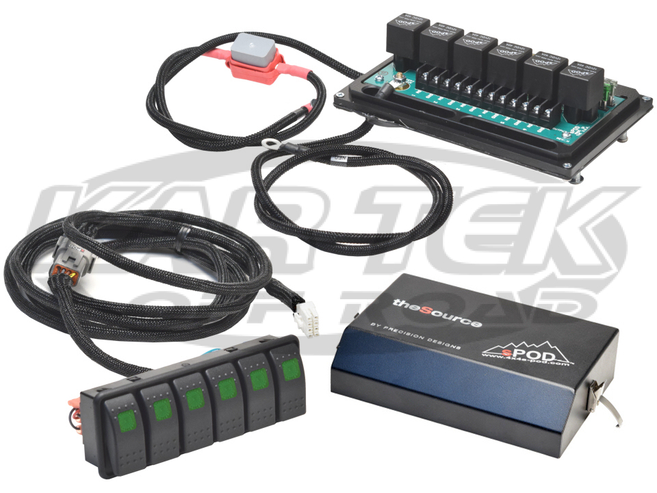 sPOD Universal Truck System Includes 6 Contura Rocker Switches Prewired ...