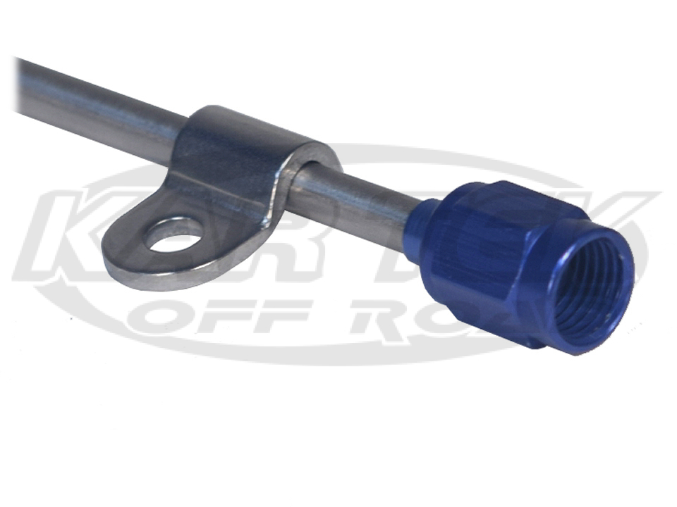 Stainless Steel Single Brake Or Clutch Line Hold Down For 3/16" Hard ...