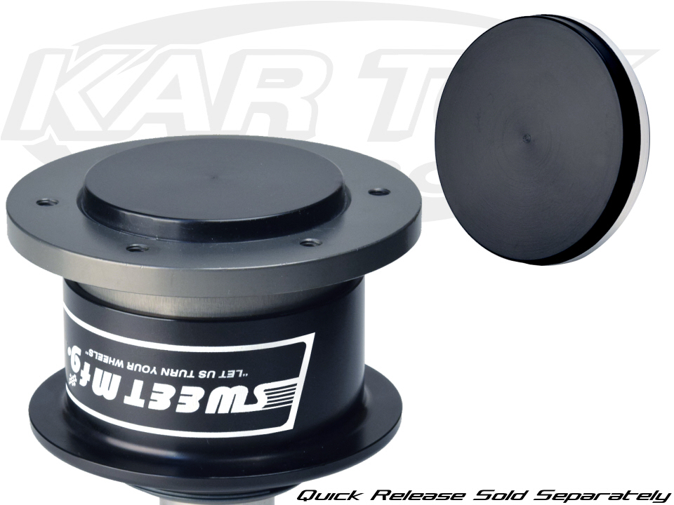 Sweet Black Anodized Aluminum Center Cap For Their 6 Bolt Steering ...
