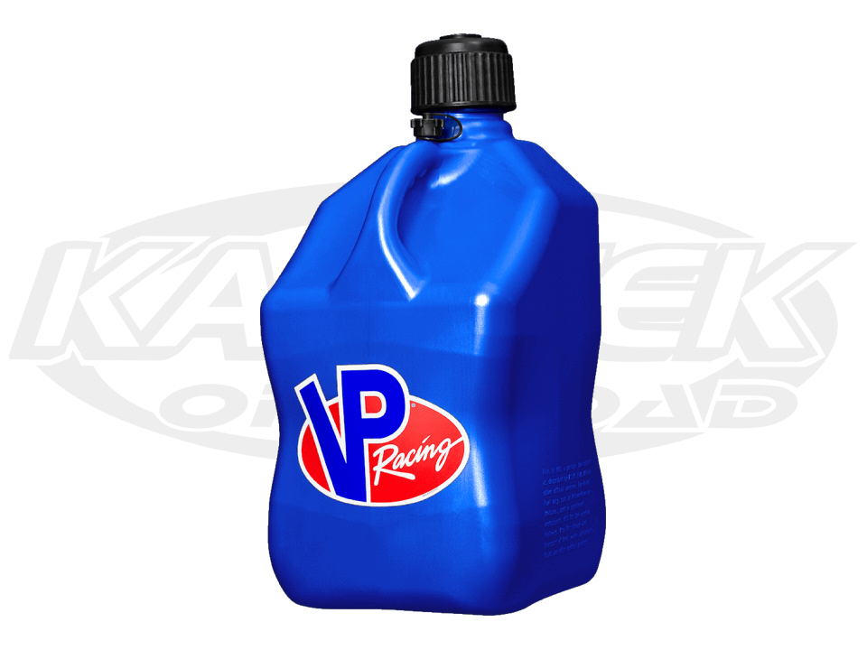 VP Racing Fuels Blue 5 Gallon Square Motorsport Container Polyethylene ...