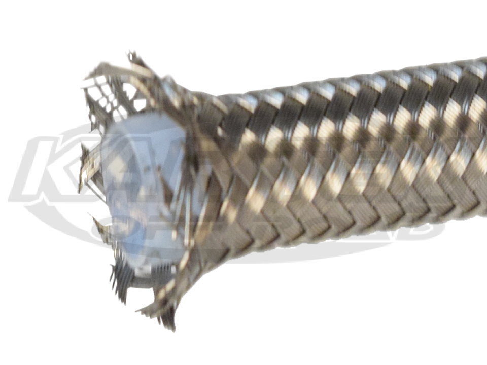 XRP AN -3 Stainless Steel Braided PTFE Brake Hose 1/8" Inside Diameter ...