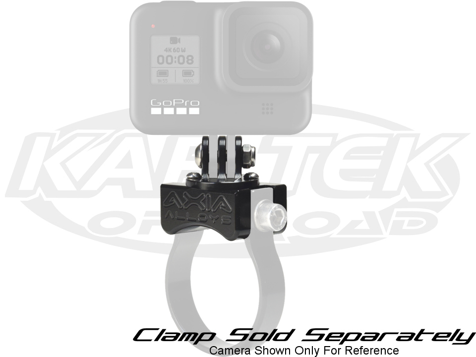 Axia Alloys Black Anodized Billet Aluminum Clamp On GoPro Camera Mount ...