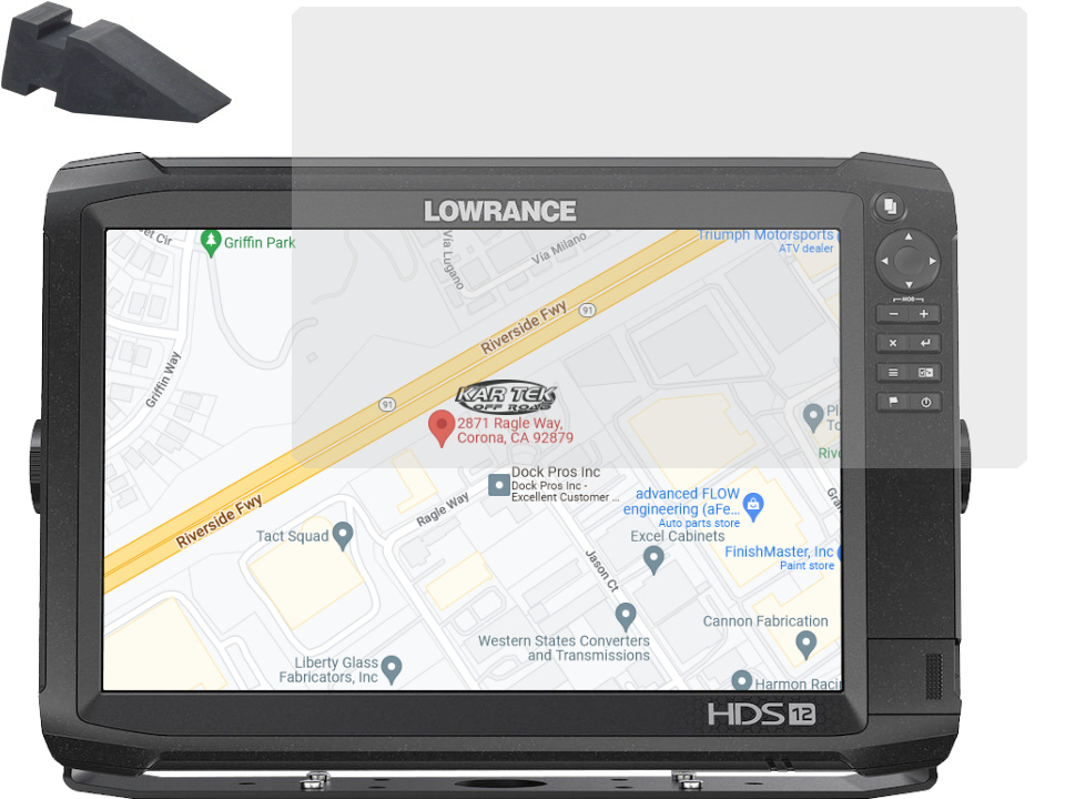 Cruz Armor NE-006 Clear Lowrance HDS-12 GPS DIY Self Healing Touch ...