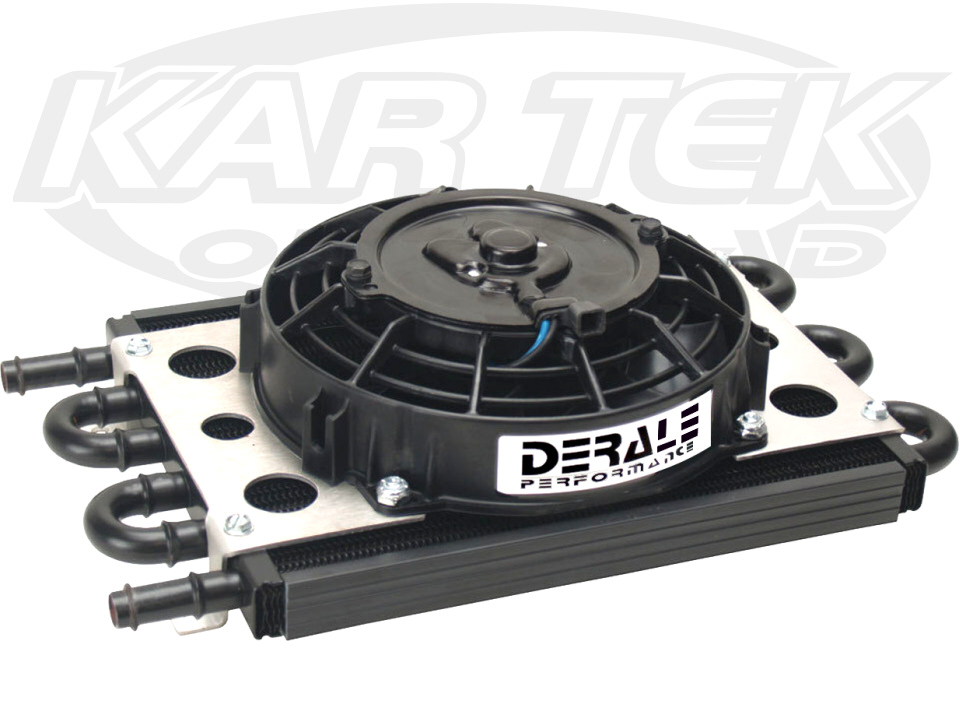 Derale 15830 Econo-Cool Universal Six Pass Oil Cooler With 7-1/2" Fan ...