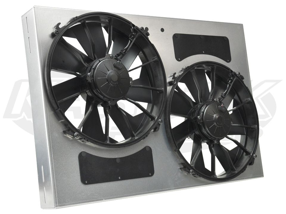 DUAL RAD FAN/ALUMINUM SH - Kartek Off-Road