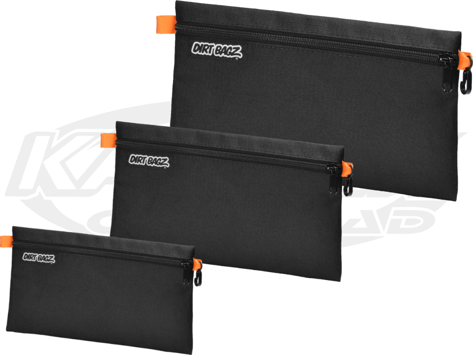 Dirt Bagz 3 Piece Things and Stuff Zipper Pouches Small 4"x7" Medium 5 ...