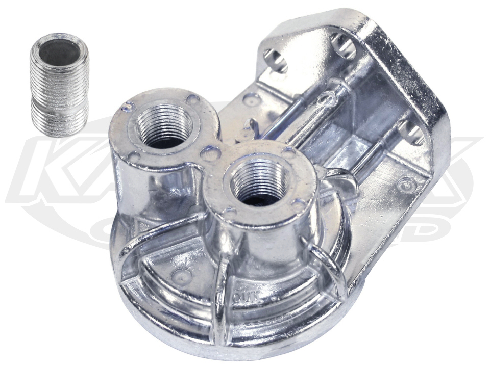 EMPI 00-9204-0 Remote Oil Filter Mount 3/8" NPT Ports Up For Fram HP1 ...