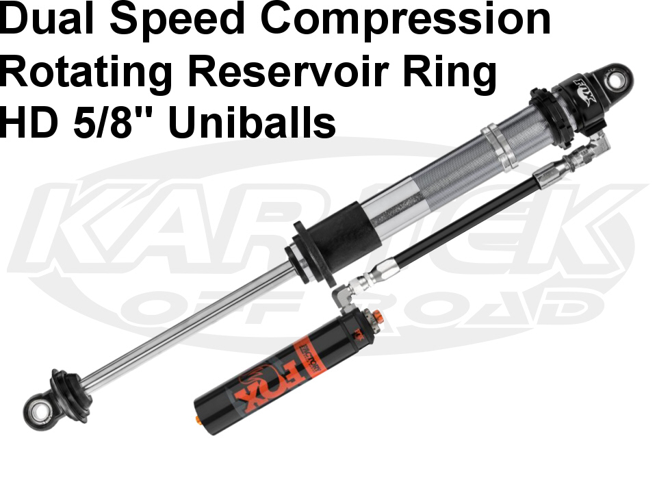 Fox Racing Shocks 2" Coil Over 14" Stroke 7/8" Shaft Rotating DSC Hose ...