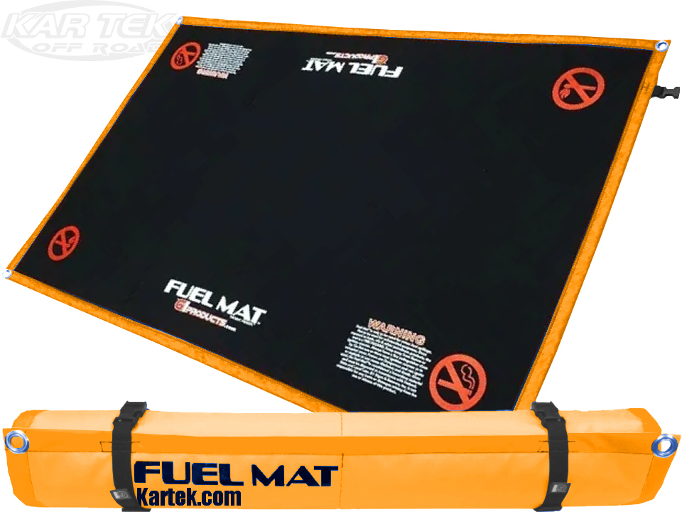 G1 Products Orange 48"x60" Fuel Mat For Desert Racing Gasoline Spill ...