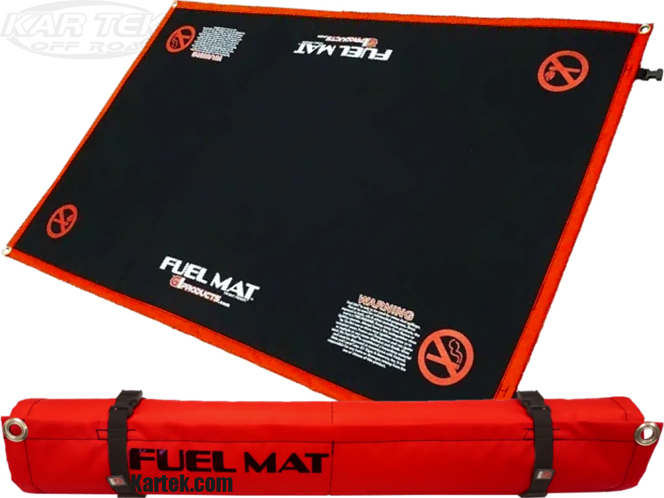 G1 Products Red 48"x60" Fuel Mat For Desert Racing Gasoline Spill ...