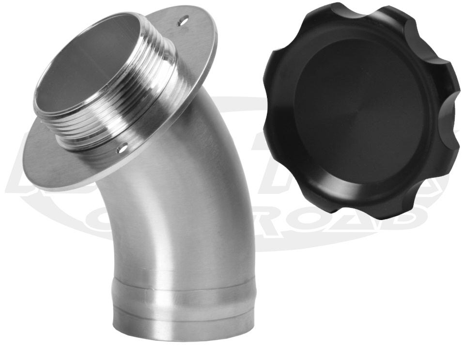 Harmon Racing Cells 45 Degree Remote Fuel Filler Neck With Billet ...