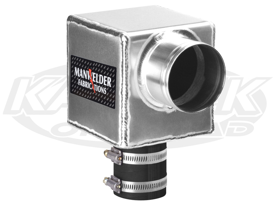 Manwelder Fab Air Filter Aluminum Box For 2" Throat Bocar, Brosol, EMPI ...