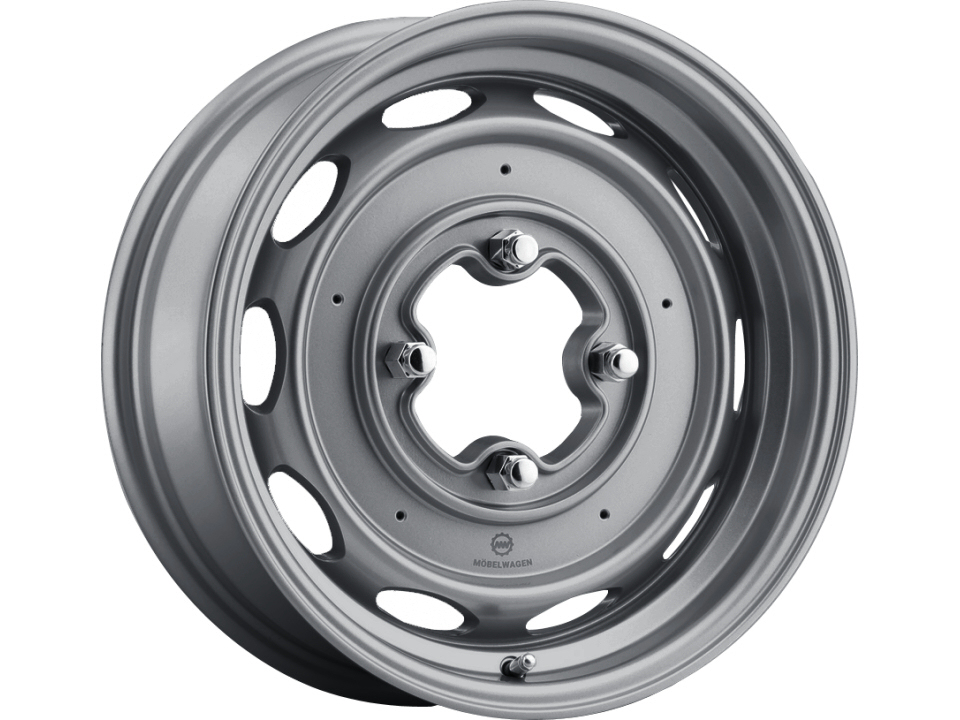 Mobelwagen 430G Class 11 Baja Bug Gunmetal Interceptor Wheel 15" x 4-1/ ...