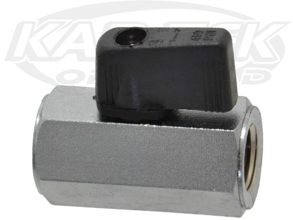 Fuel Line Straight Ball Shut Off Valve 1/4" NPT Inlet and Outlet 450 ...