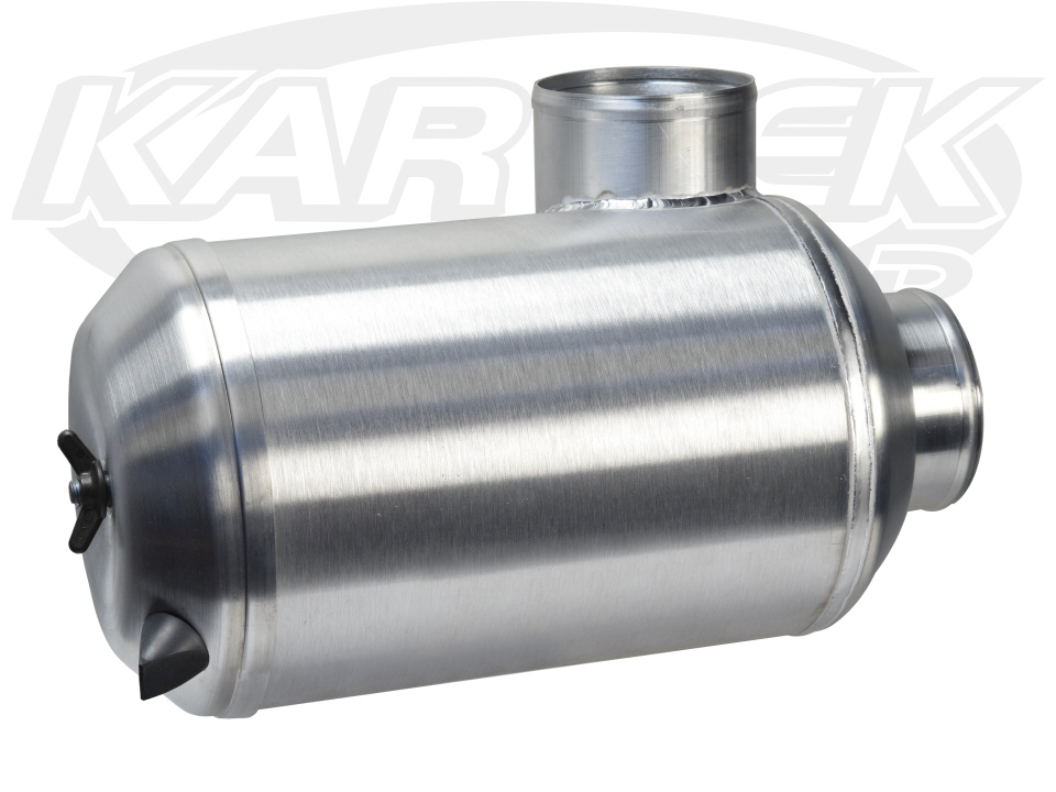 Pacific Race Components 8" Dia Canister Air Filter 4" Inlet 4" Outlet ...
