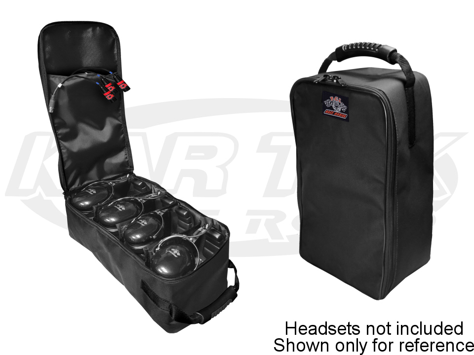 PCI Race Radios 1732 4 Headset Adjustable Compartment Bag 17"x9"x6 ...