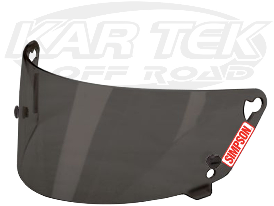 Simpson 88201A Dark Smoke Tinted Helmet Shield For SA2005 Voyager Super ...