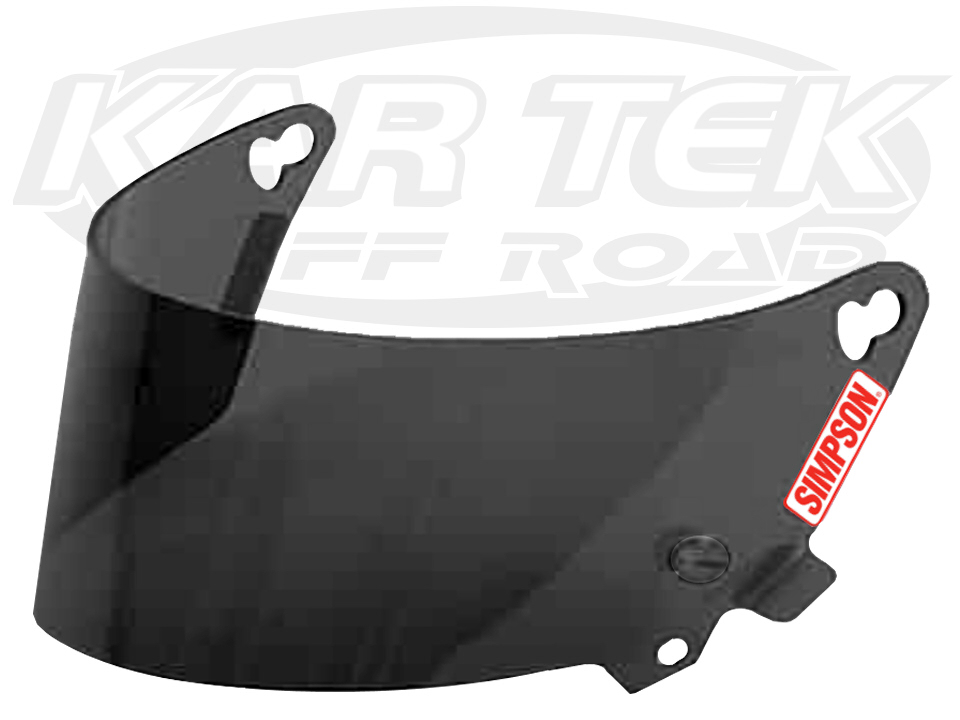 Simpson 88301A Dark Smoke Tinted Helmet Shield For SA2005 Sidewinder ...