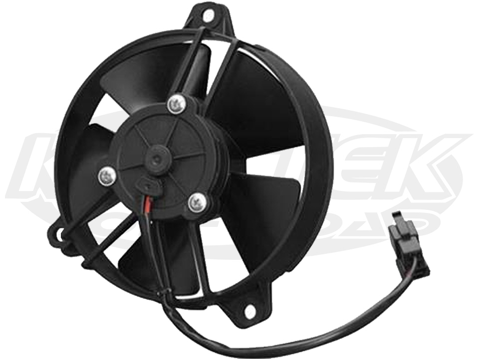 Spal 30103013 Low Profile 5-1/4" Paddle Blade Pusher Heat Exchanger Or ...