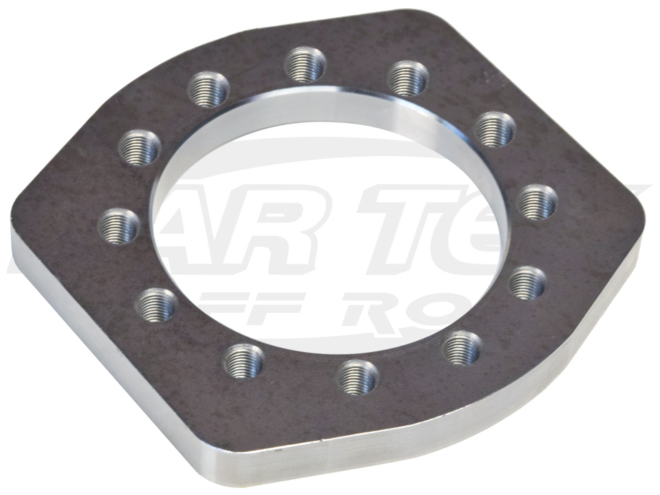 Weld On Backing Plate For 2-1/2" Hollow Bolt-On Spindle Snout 12 Bolt 4 ...