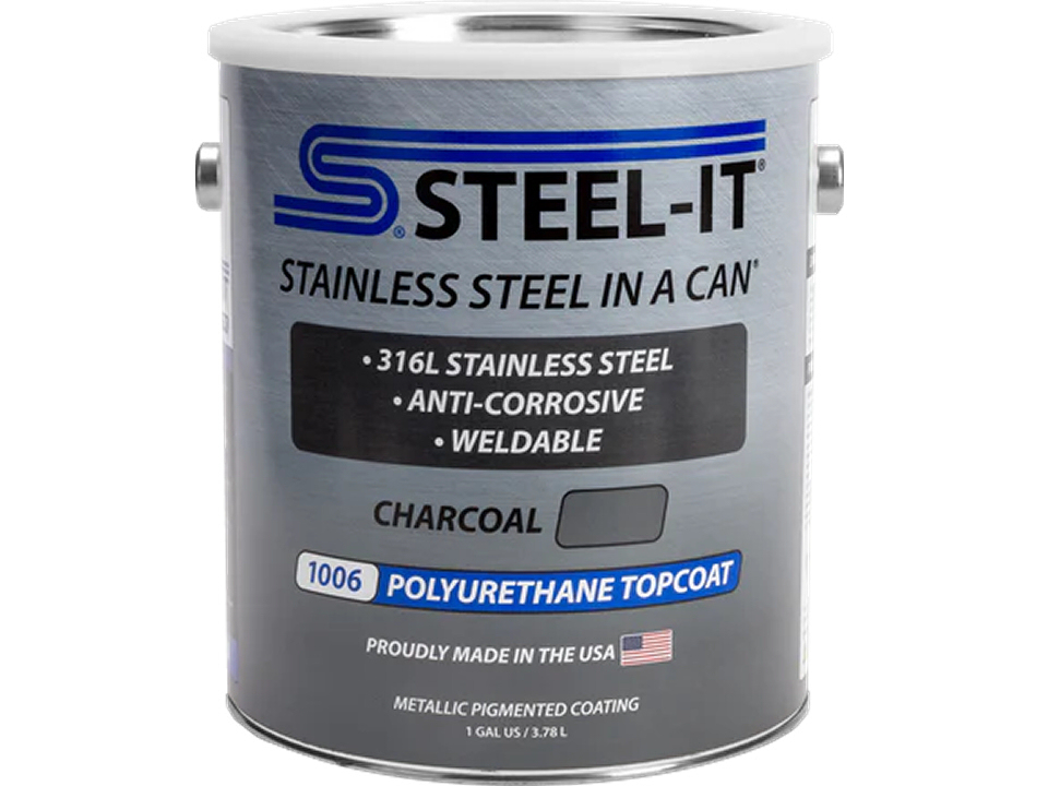 Steel-It Charcoal Gray 1006 Polyurethane Anti-Rust, Weather, Abrasion ...