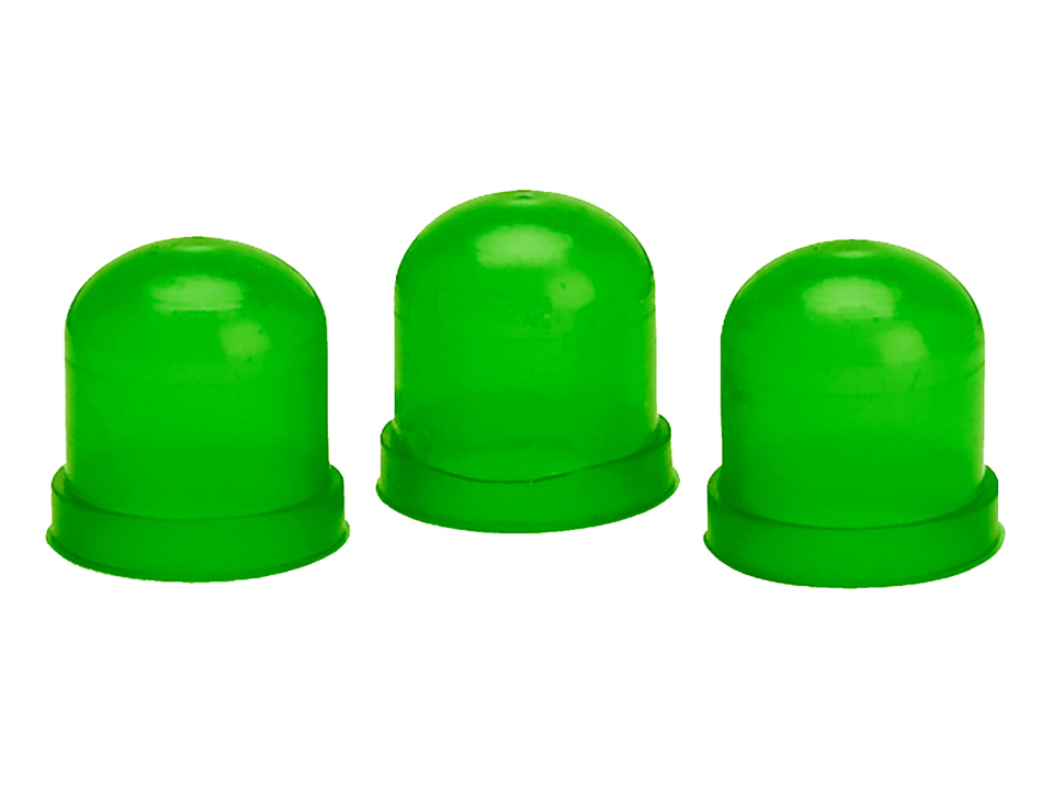 Autometer 3215 Green Silicone T3 Wedge Light Bulb Covers Package Of 3 ...
