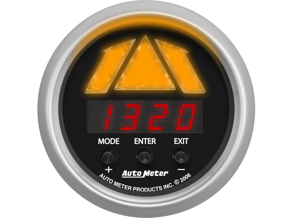 Autometer 3387 Sport-Comp 2-1/16" Diameter 16000 RPM In Dash Digital ...
