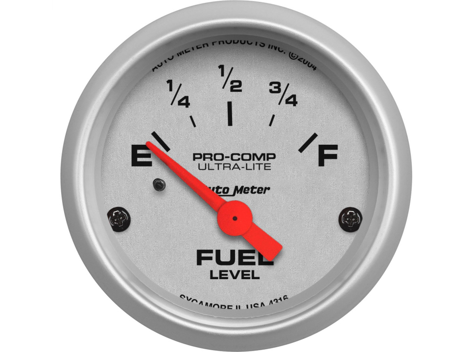 Autometer 4316 Ultra-Lite 2-1/16" Electrical 240-33 Ohm Short Sweep ...