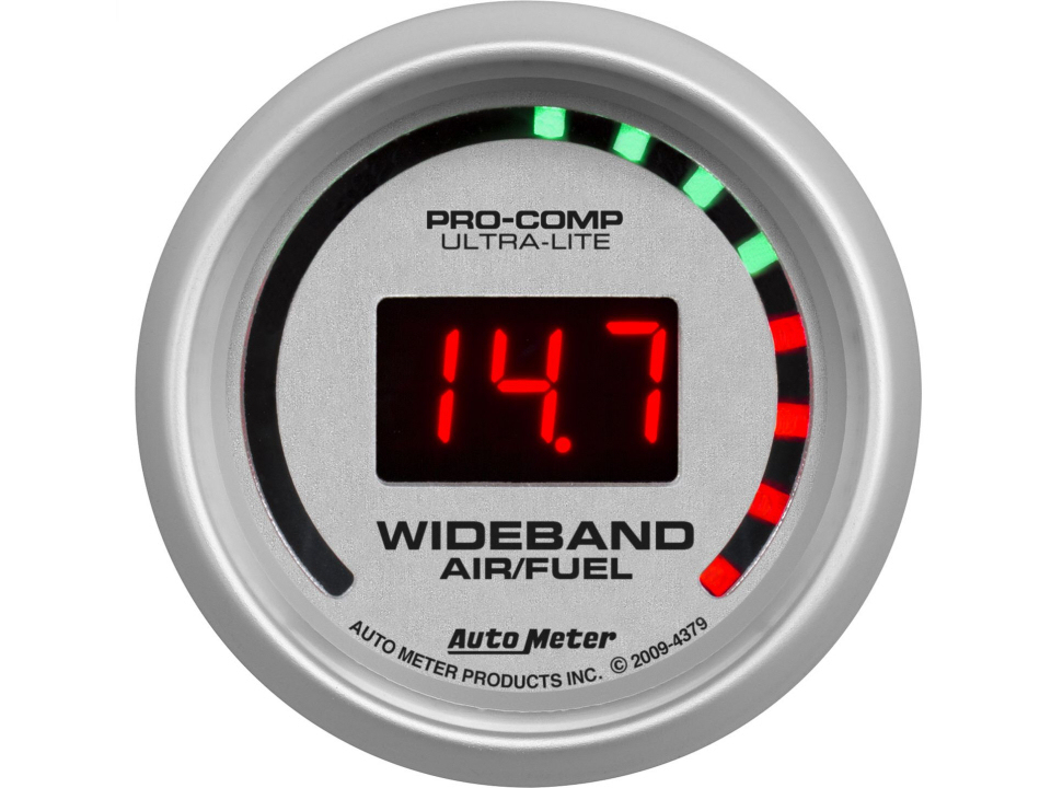 Autometer 4379 Ultra-Lite 2-1/16" Digital Wideband 10:1 - 17:1 AFR Air ...