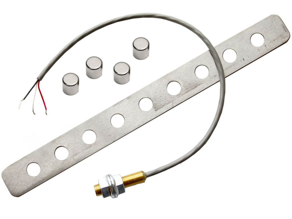 Autometer 5290 Universal Hall Effect Speedometer Sensor With Bracket ...